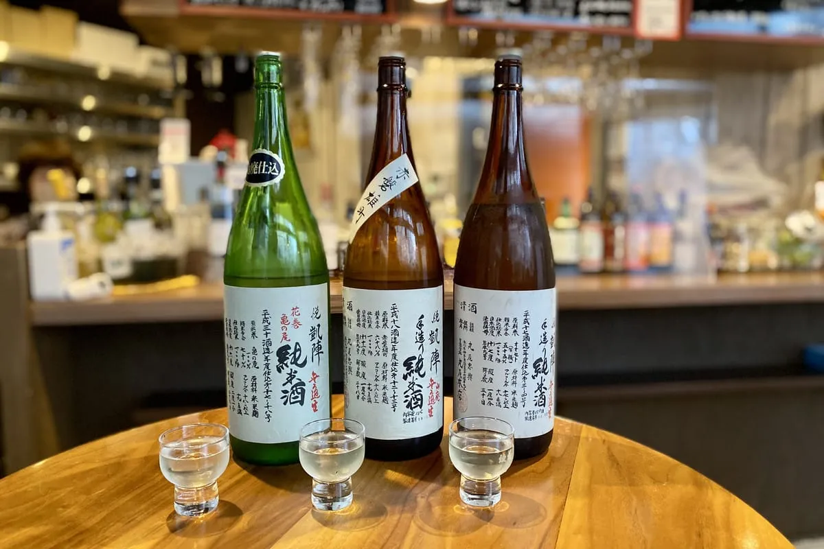 Aged Sake Flight of Yorokobi Gaijin | Saké Review